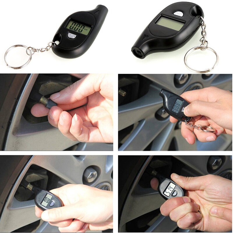 Mini Portable Keychain Car Tire Tyre Wheel Air Pre... – Vicedeal