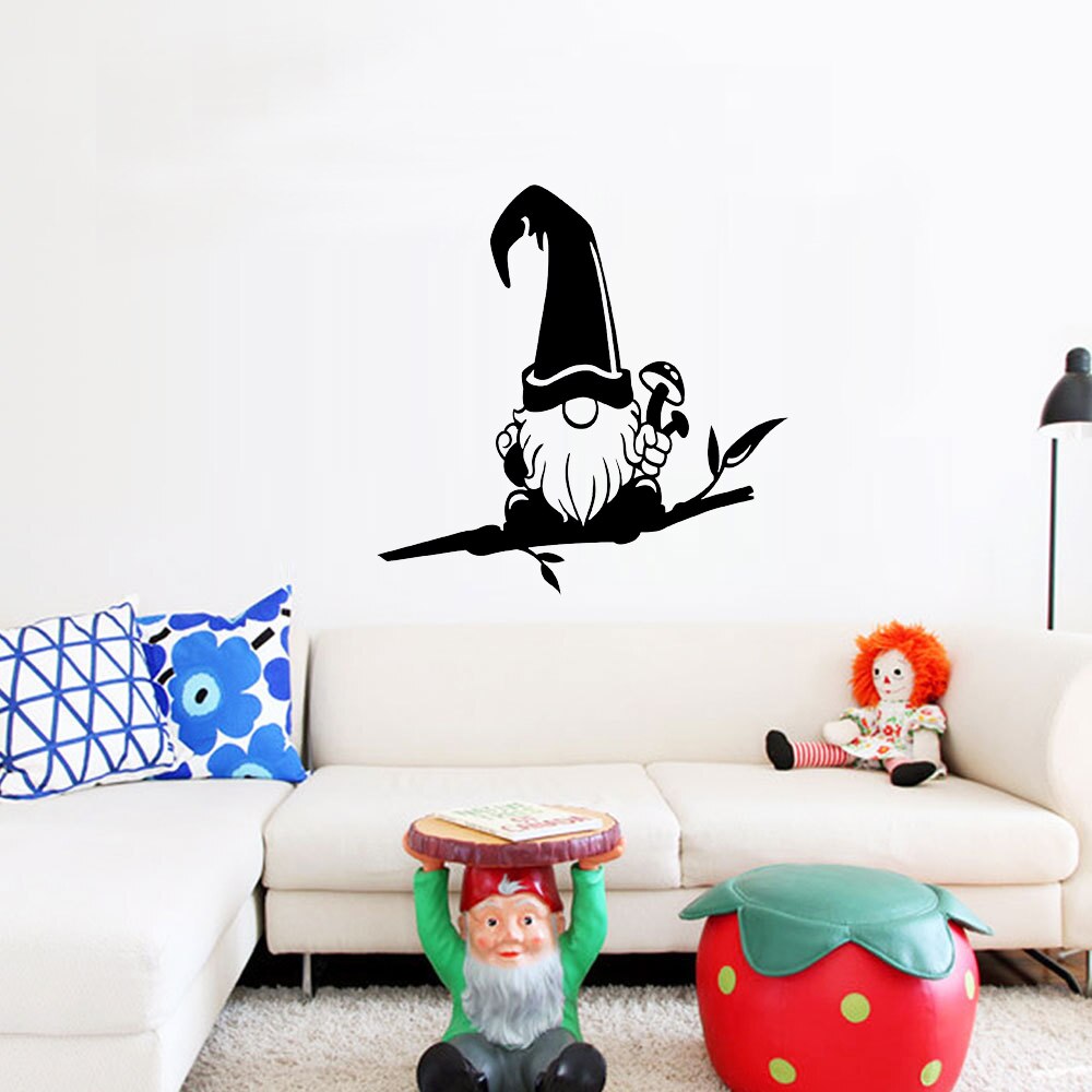 Santa Met Paddestoelen Muursticker Mooie Sprookje ... – Vicedeal
