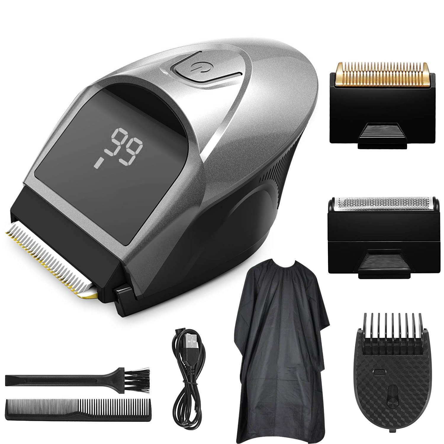 FOXSONIC Self-Haircut Hair Clippers Men Head Clipp... – Vicedeal