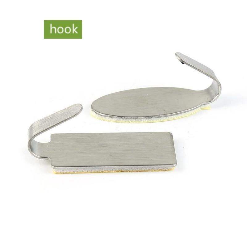6PCS Multifunction Hook Stainless Steel Wall Adhen... – Grandado