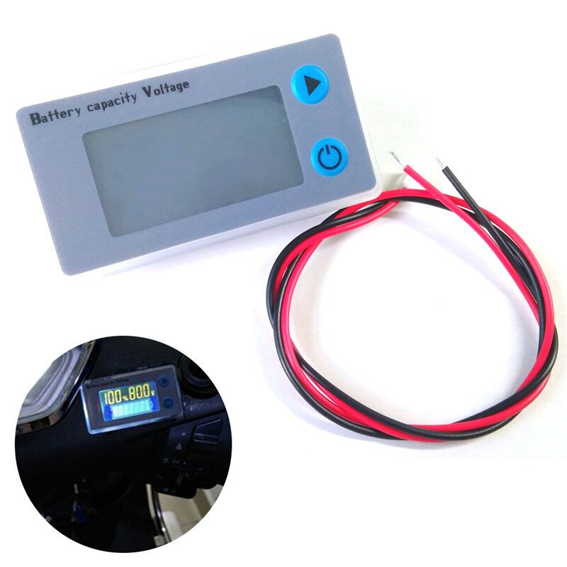 10-100V LCD Household Battery Test Voltmeter JS-C3... – Grandado