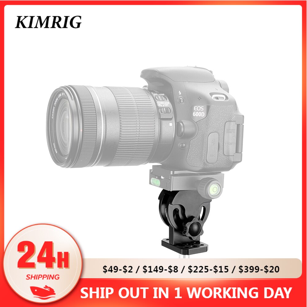 KIMRIG Tilt Head Camera Tripod Cheese Base Plate W... – Grandado