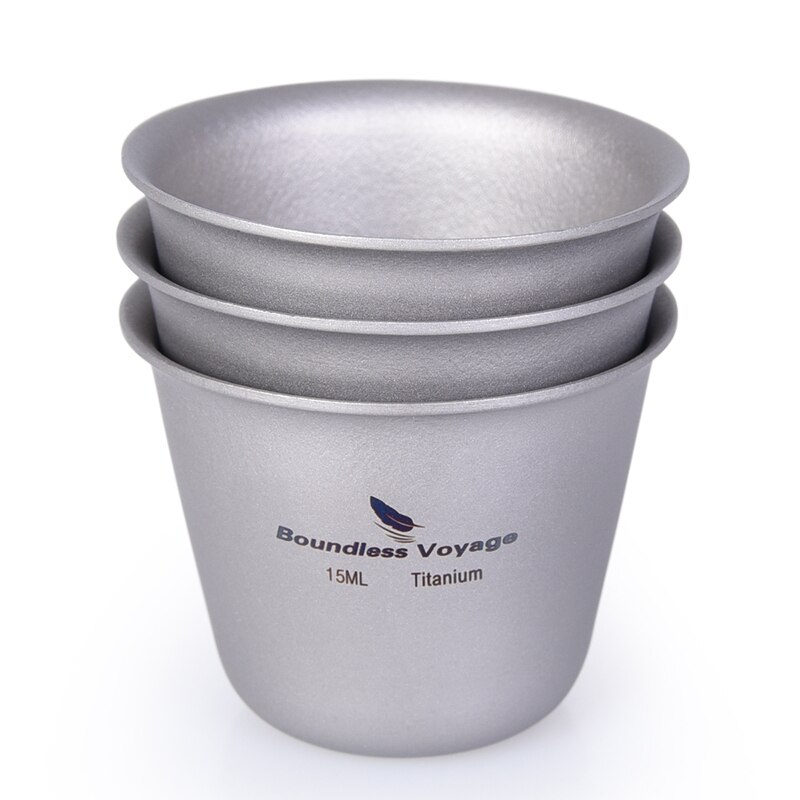 Boundless Voyage 15ml Mini Titanium Tea Cup Sake M... – Grandado