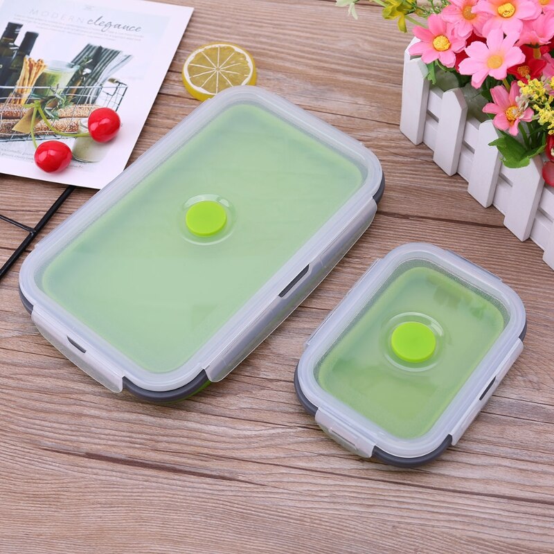 4x Portable Collapsible Folding Silicone Food Stor... – Grandado