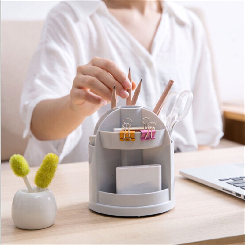 1PC Multi-function Rotating Pen Holder Plastic Sta... – Vicedeal
