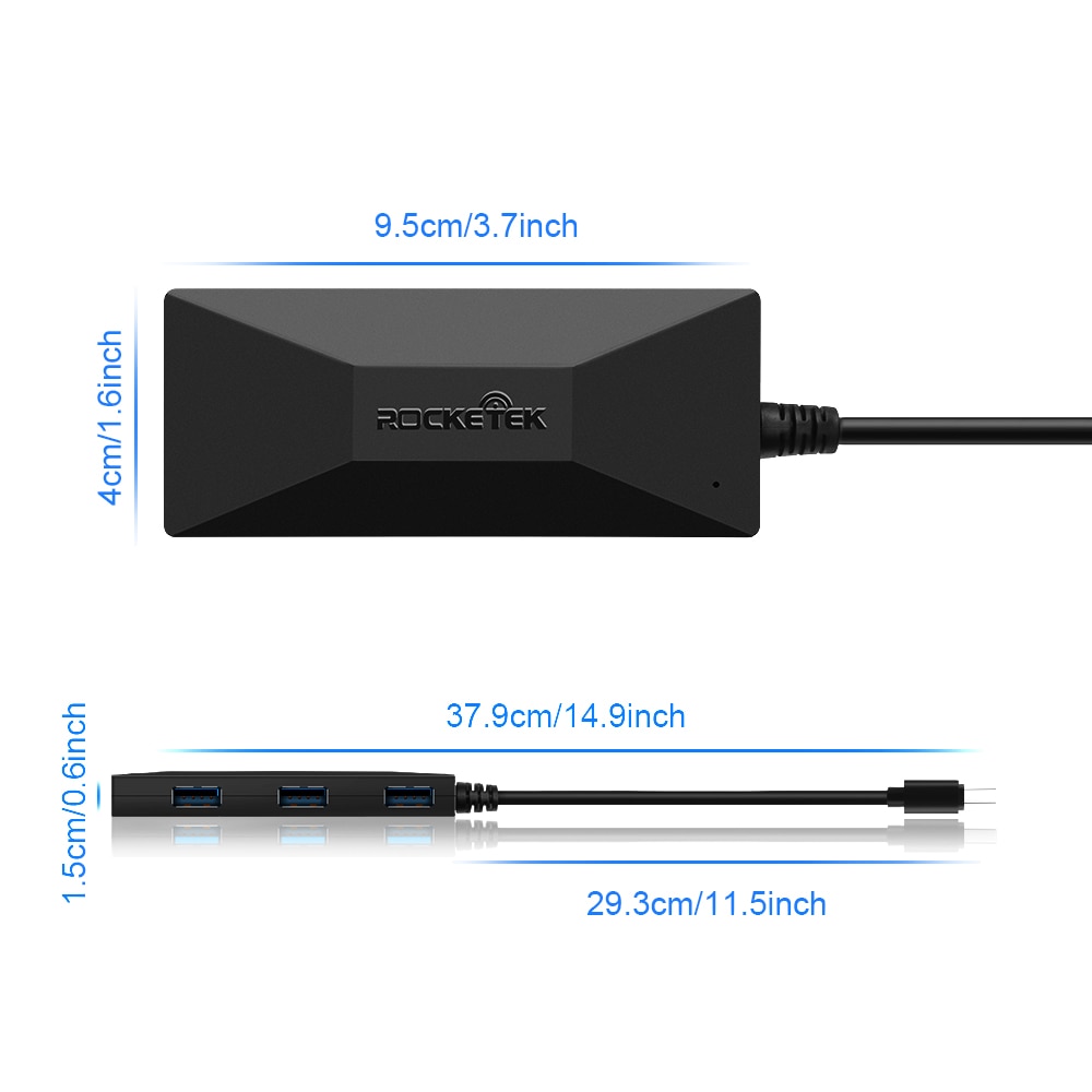 Rocketek USB 3,0 zu Rj45 Hub Gigabit Ethernet Adap... – Vicedeal