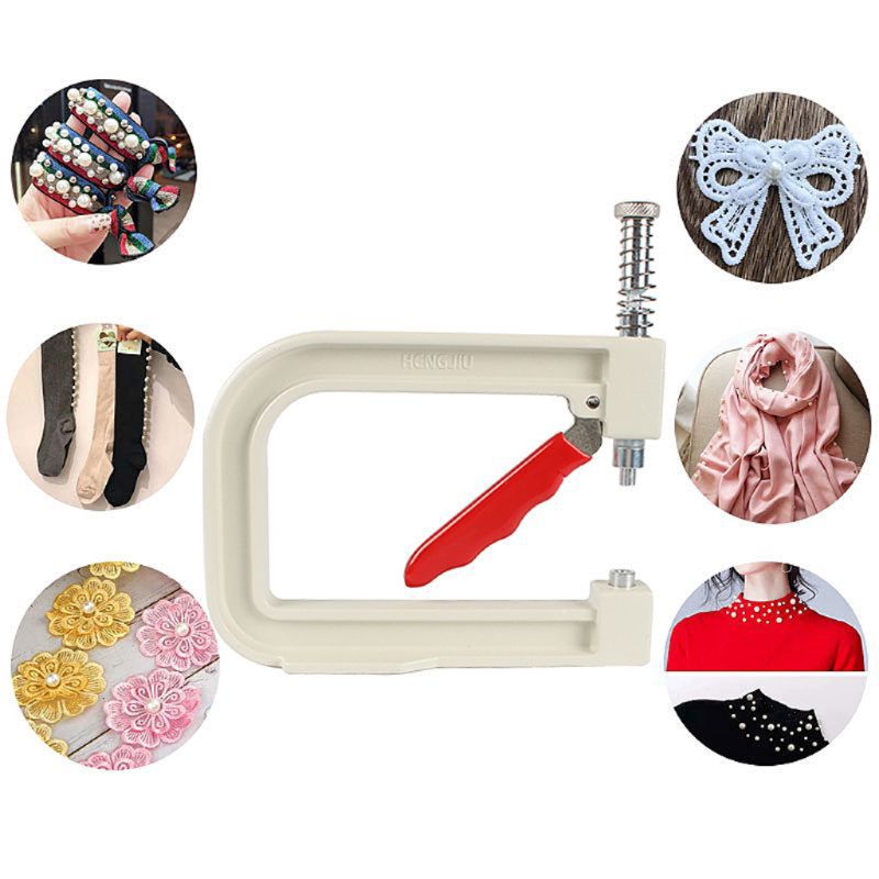 Manual White Pearl Beads Hand Press Pearl Setting ... – Grandado