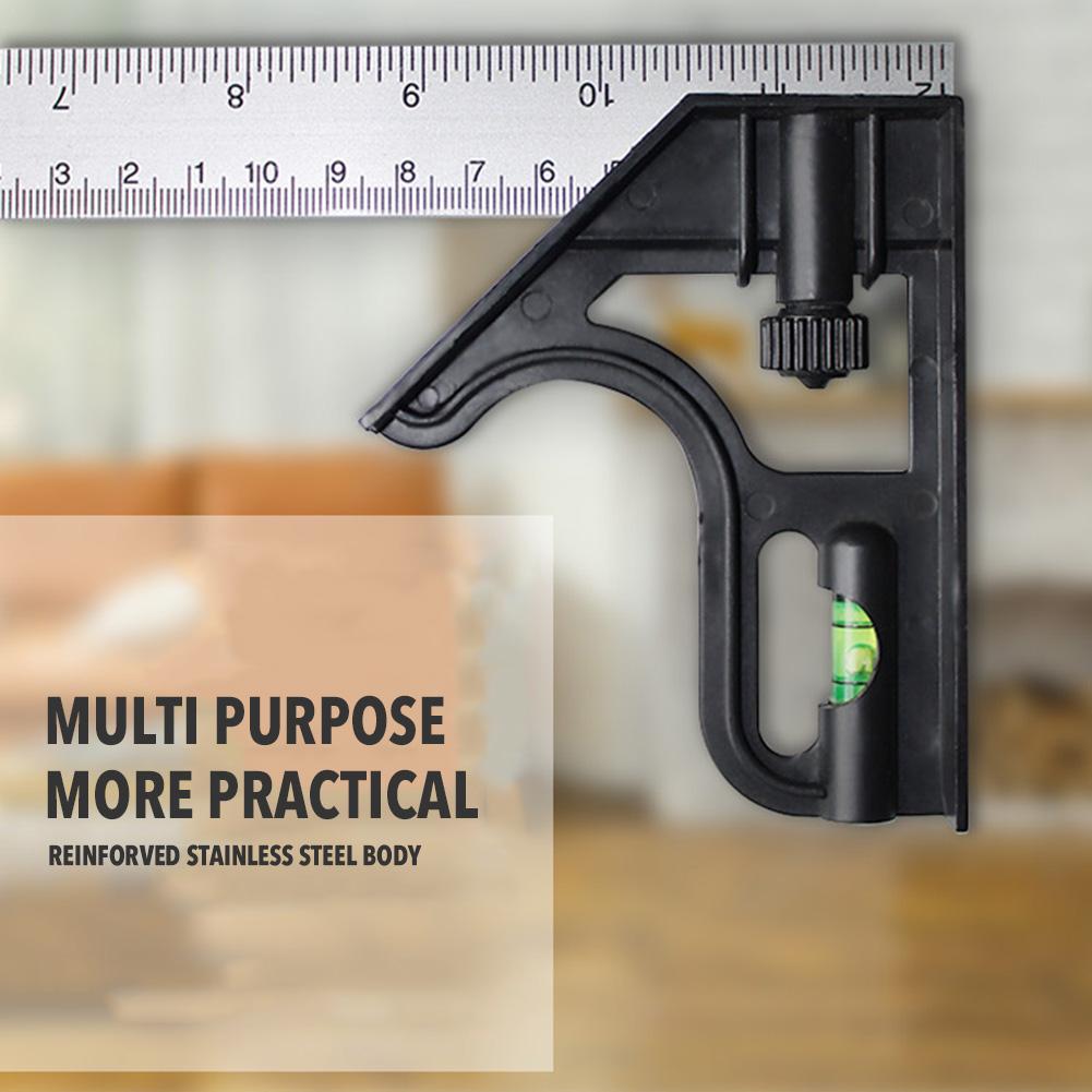 Combination Square Angle Ruler Multifunction Stain... – Grandado