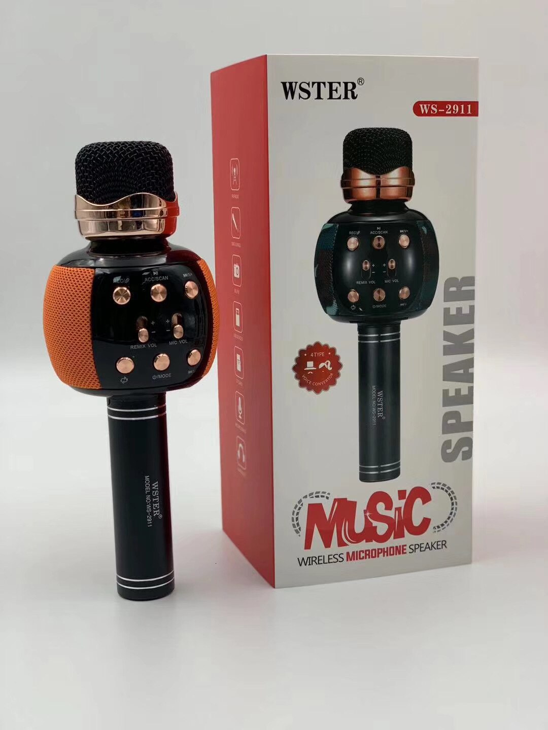 WS2911 Wireless Karaoke Microphone Speaker Condens... – Grandado