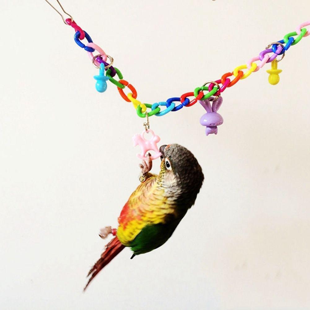 Colorful Bird Toy Parrot Swing Cage Toy Climbing T... – Grandado
