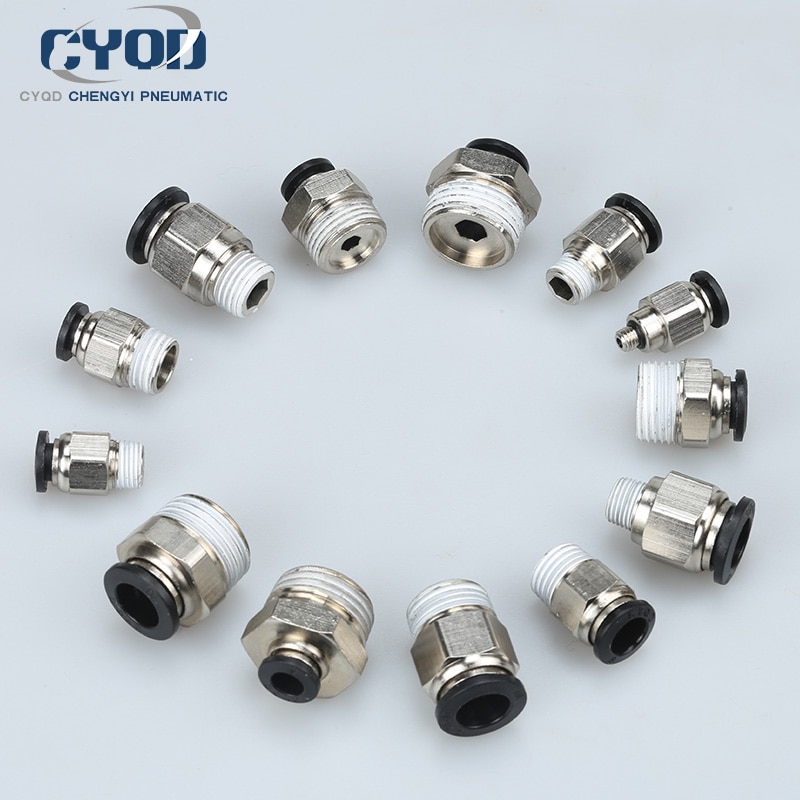 Pneumatic joint threaded straight joint pc12-04 / ... – Vicedeal