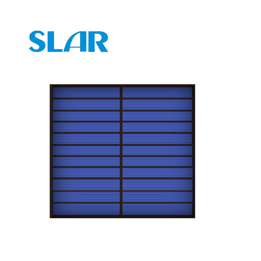 Solcellepanel 5.5v 182ma 1w standard epoxy polykry... – Grandado