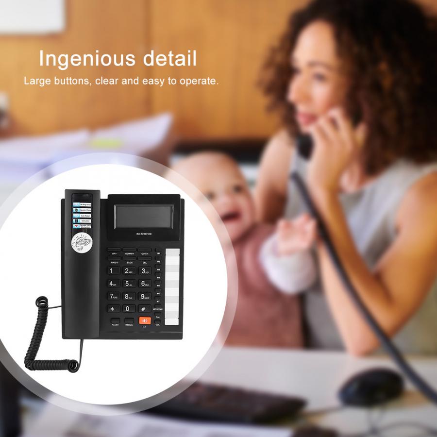 Kx -t7007 hotel vaste telefoon grote knoppen vaste... – Vicedeal
