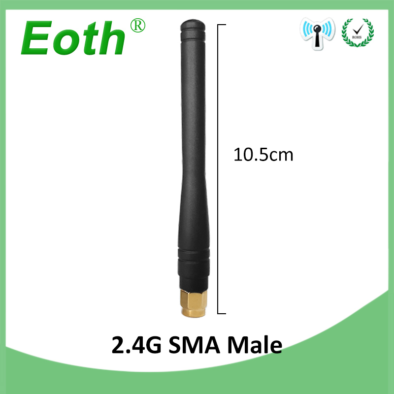 2 pièces 2.4GHz antenne WIFI SMA mâle connecteur 3... – Grandado