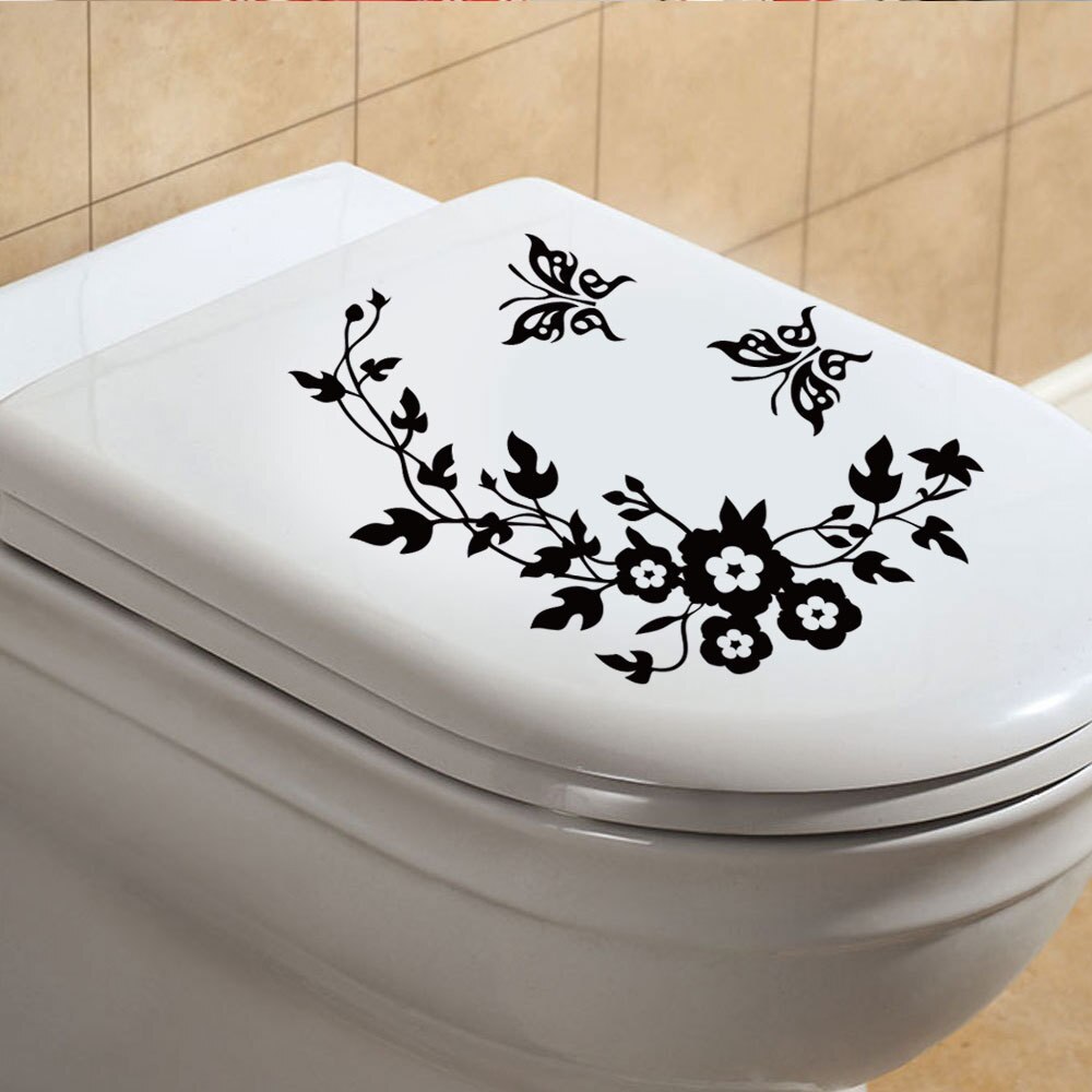 Wc Bloem Kan Verwijderen Muur Sticker Koelkast Wc ... – Grandado