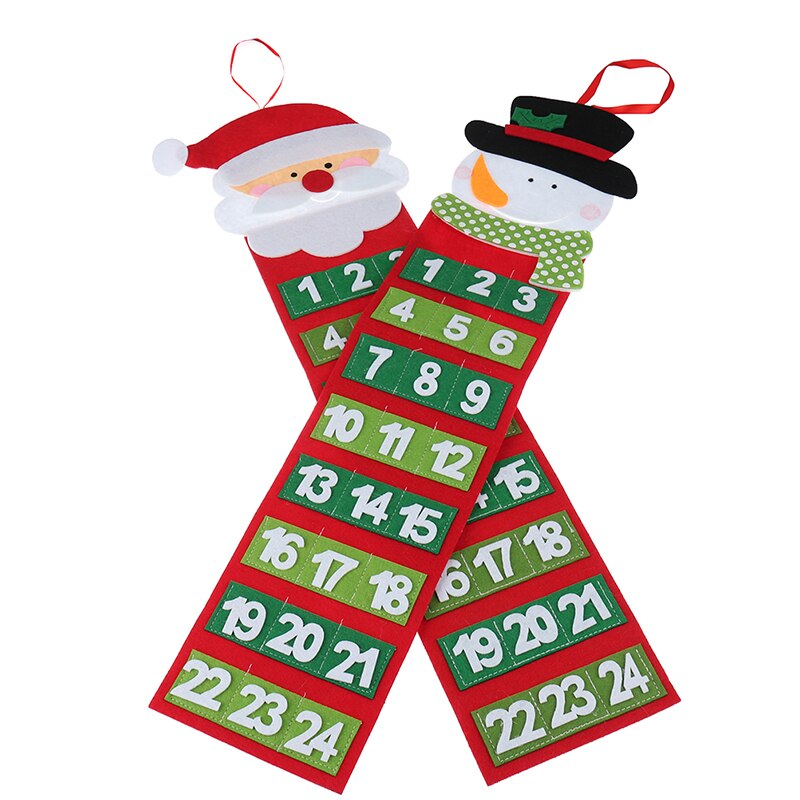 Christmas Calendar Santa Claus Christmas Tree Chri... – Grandado