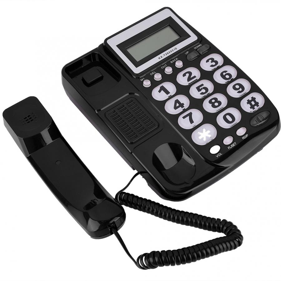 Desktop Corded Landline Telephone With Caller ID D... – Vicedeal