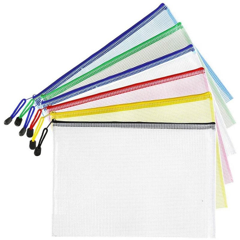 Zipper Pouch Document Bag(6 Colors,30 Pack),Letter... – Grandado