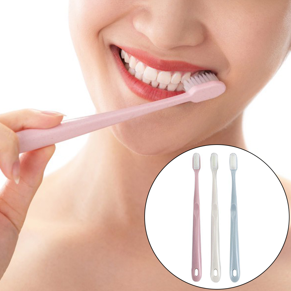 3Pcs Toothbrush Nordic Style Nano Silicone Polymer... – Grandado