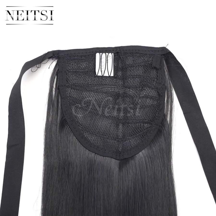 Neitsi 22''Long Straight Clip In Hairpiece Ribbon ... – Grandado