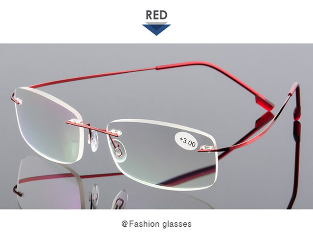 Sighttoo Ultralight Rimless Eyeglasses Clear Memor... – Grandado