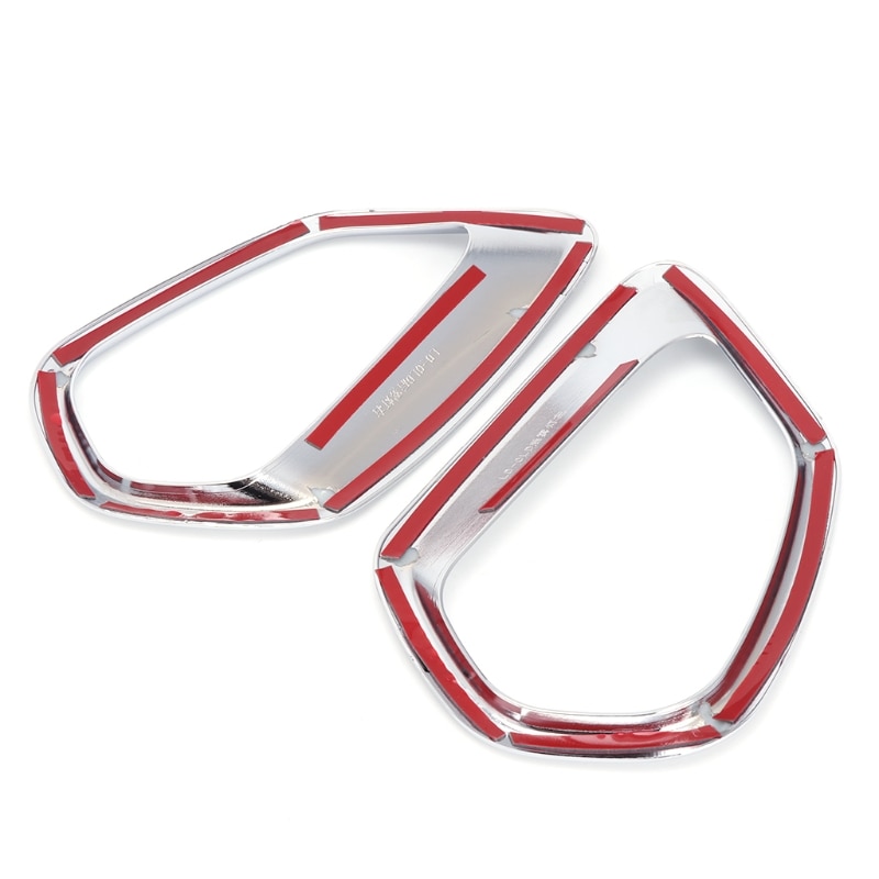 Krom bil bak dimljus bakre kåpa för mitsubishi out... – Vicedeal