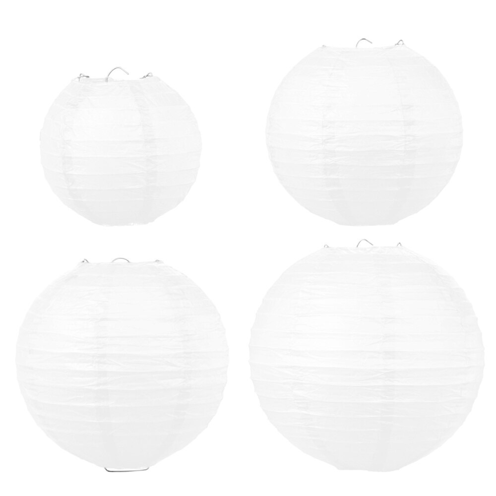 12pcs Foldable Paper Chinese Lanterns Festive Roun... – Grandado