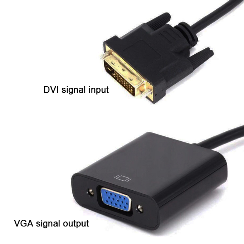 Full HD 1080P DVI-D DVI To VGA Adapter 24+1 25Pin ... – Grandado