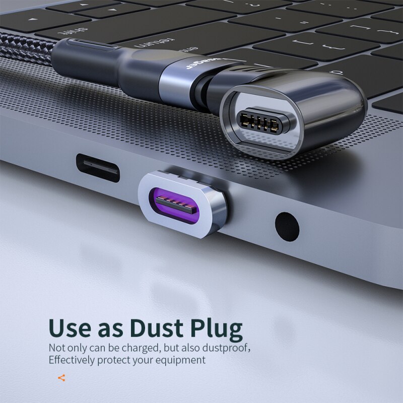 100W USB Type C Magnetic Adapter Magnet USB Type-C... – Grandado