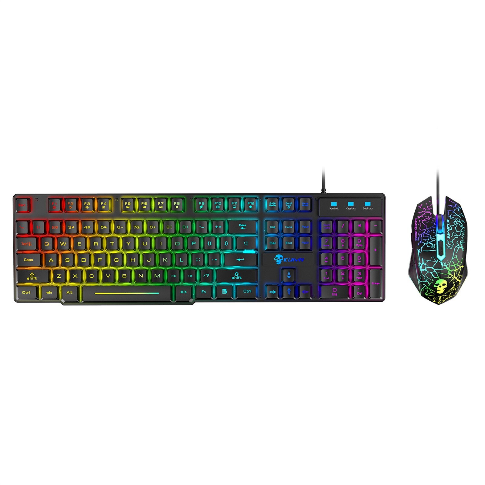 T6 Wired Gaming Keyboards 2400DPI Gaming Mouse Com... – Vicedeal