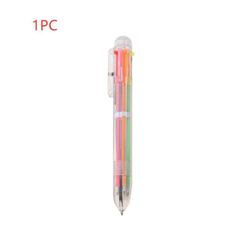 6-in-1 Plastic Pens, Models With Multiple Colors, ... – Vicedeal