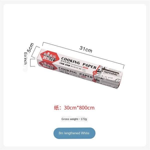 8M Baking Oil Paper BBQ Butter Bread Paper Non-sti... – Grandado