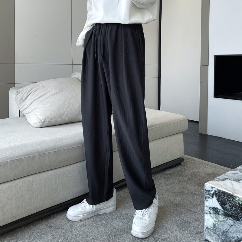 Spring Summer Men Elastic Waist Casual Harem Pants... – Grandado