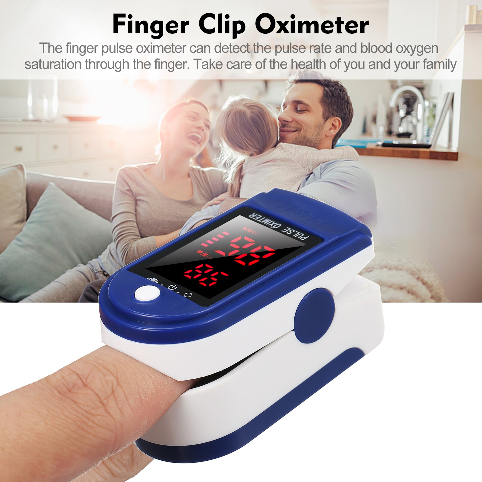 Pulse Oximeter oximetro OLED Display Fingertip oxi... – Grandado