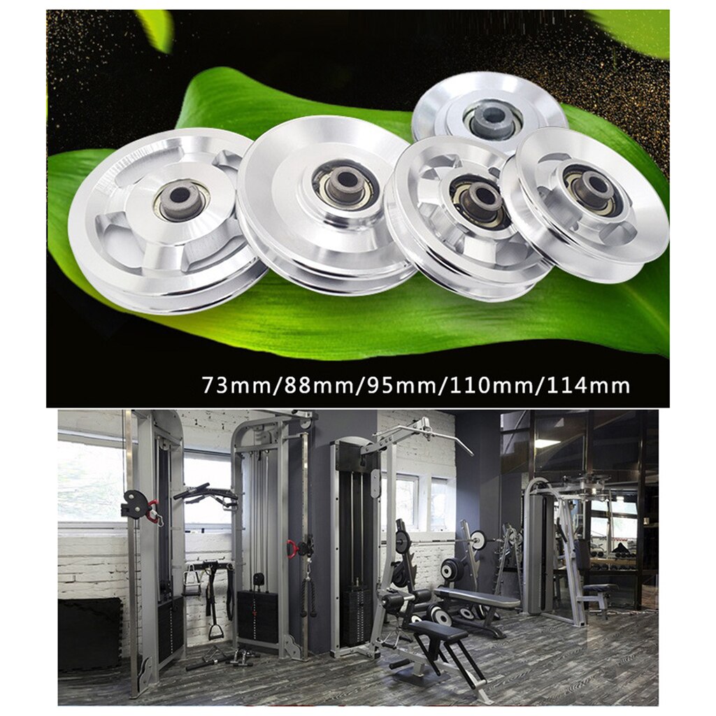 Lichtmetalen Katrol Wiel Enkel Wiel Touw Lifting U... – Vicedeal