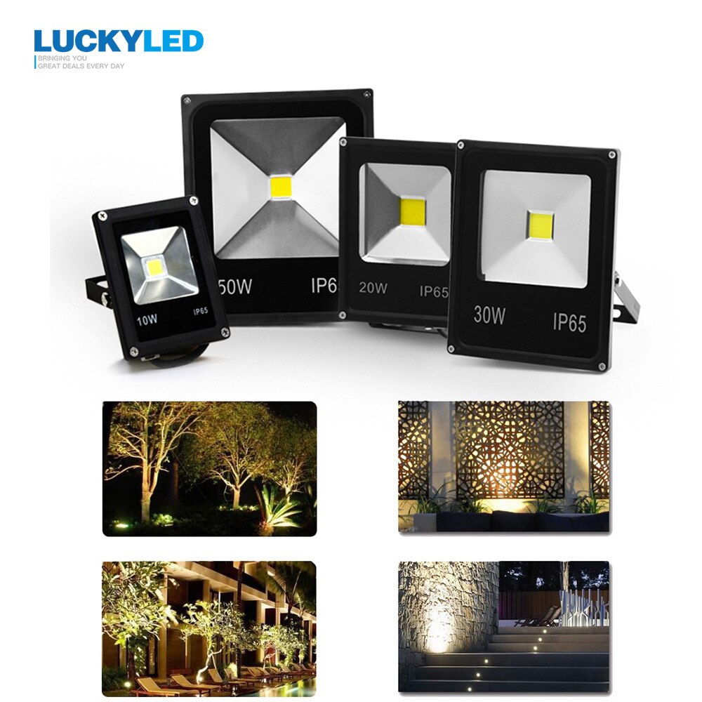 Luckyled Led Spotlight Outdoor 50W 30W 20W 10W Led... – Vicedeal