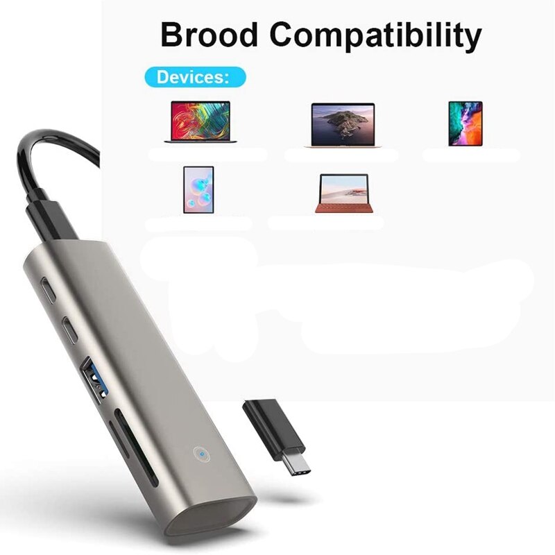 USB 3.1 Gen 2 Hub, 10Gbps USB C Data Hub with 2 US... – Grandado