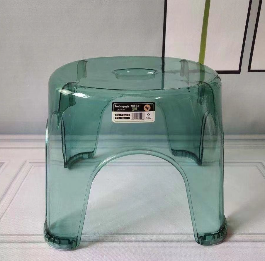 Clear Shower Foot Stool Non-slip Waterproof Transp... – Grandado