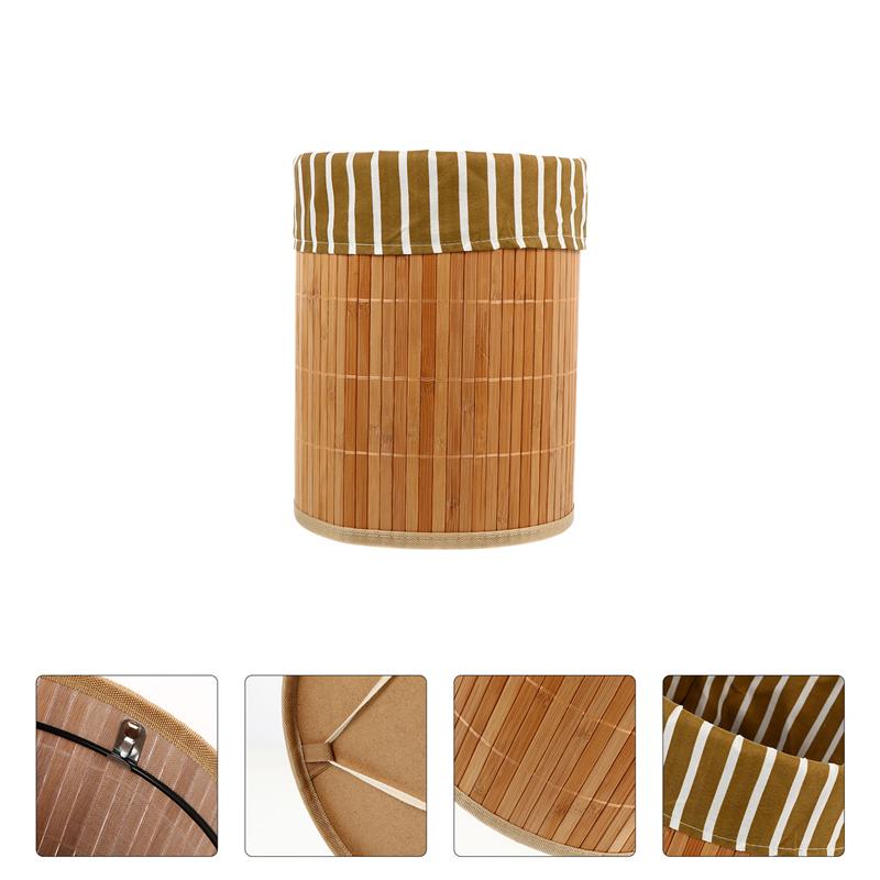 Bamboo Weaving Storage Basket Sundries Basket Fold... – Vicedeal