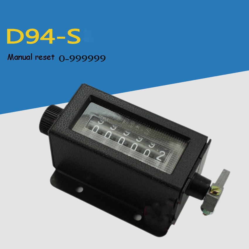 D94-S 6-digit Counters Pull Mechanical Counter Clo... – Vicedeal