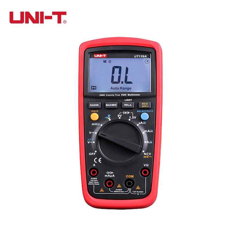 UNI-T UT139 Series Digital Multimeter Auto Range T... – Vicedeal