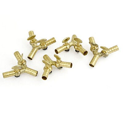 0.35" Brass Three Way Double Outlet Y Shape Gas Co... – Vicedeal