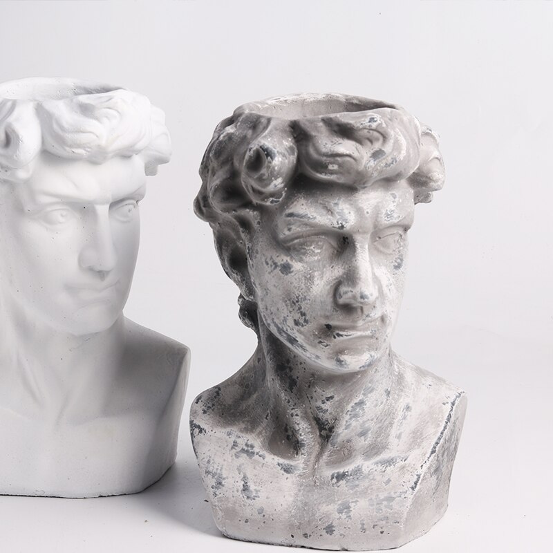 Tuin David Hoofd Standbeeld Tuin Balkon Vaas Beeld... – Grandado