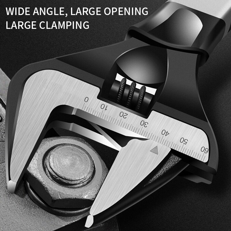 Adjustable Wrench Universal Spanner Key Nut Wrench... – Grandado