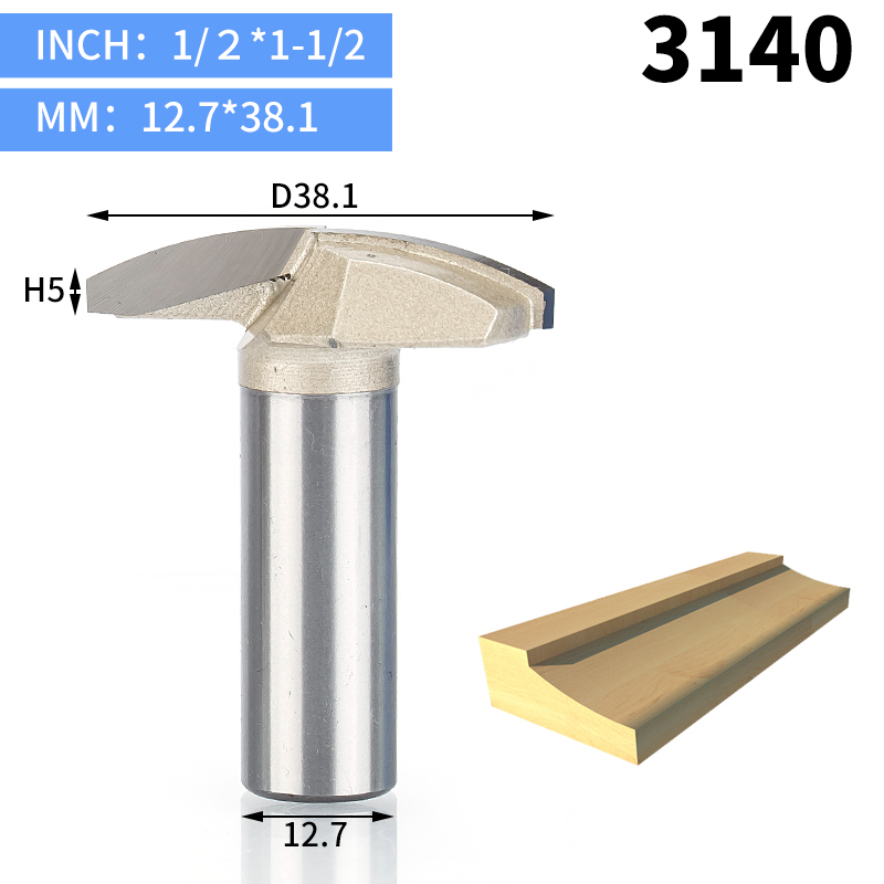 HUHAO 1pc 1/2" Shank Classical Plunge Bit CNC... – Grandado
