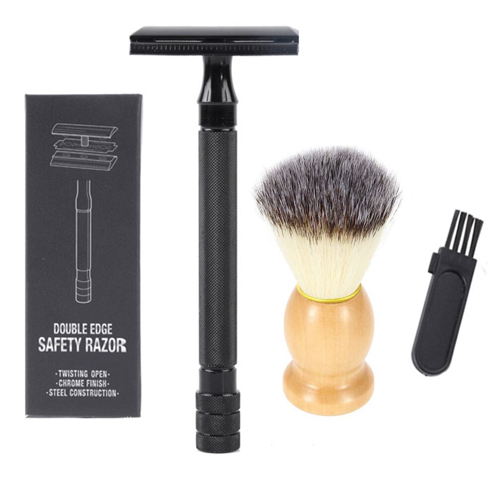 Baard Scheermes Set Hand Dubbelzijdig Scheerappara... – Grandado