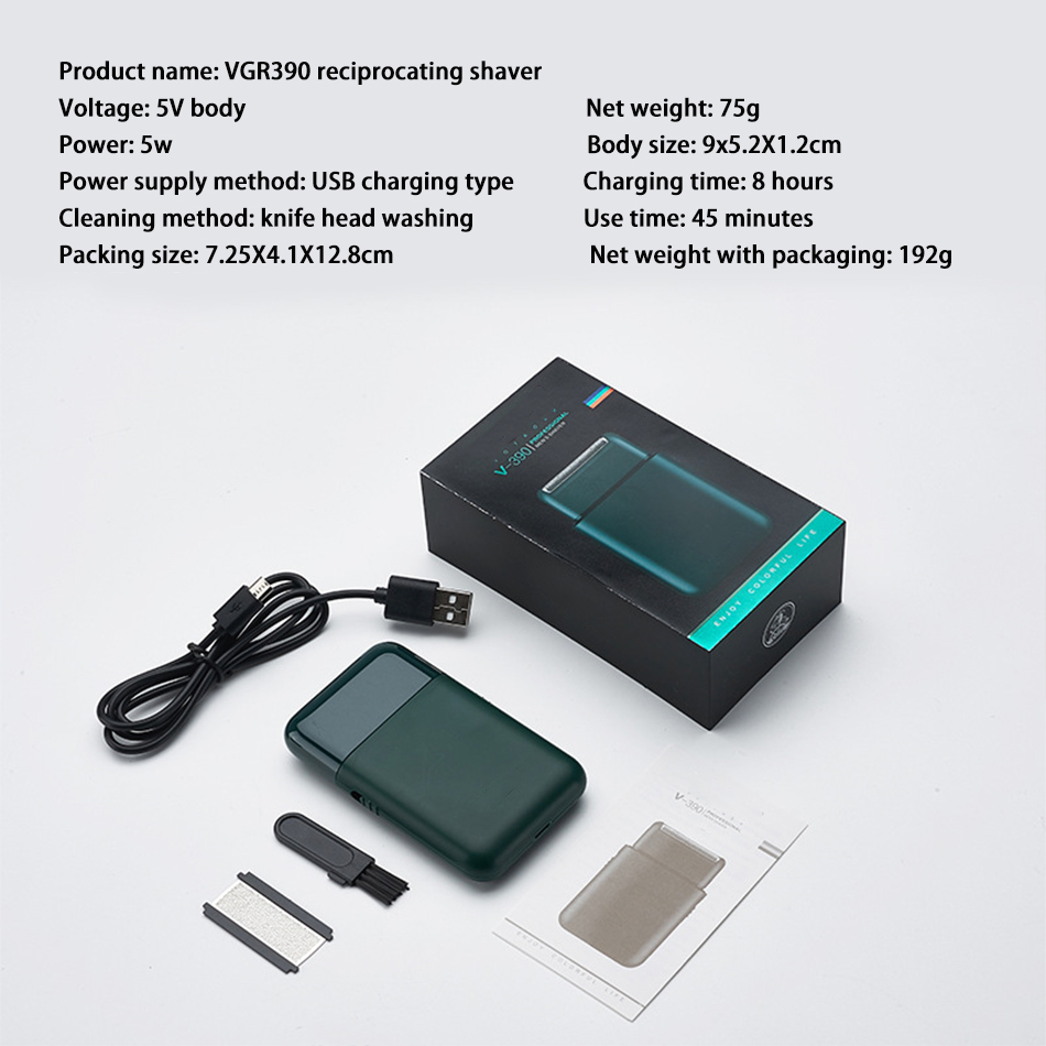 Portable Electric Shaver Smart Mini Beard Trimmer ... – Grandado