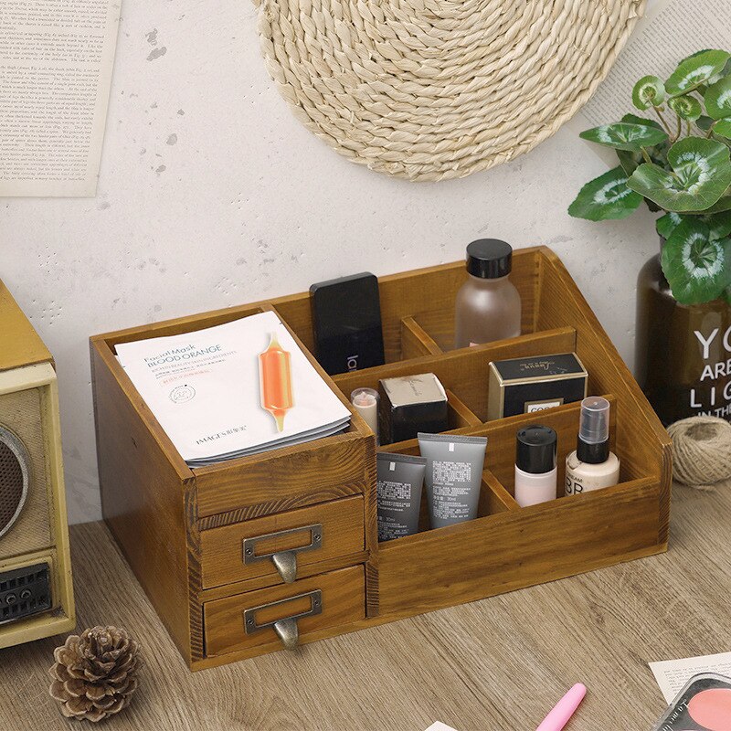 Drawer style cosmetic retro storage box – Grandado