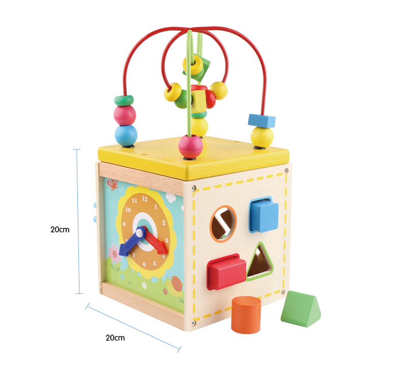 Multi-function Wooden Educational Toy All Around P... – Grandado