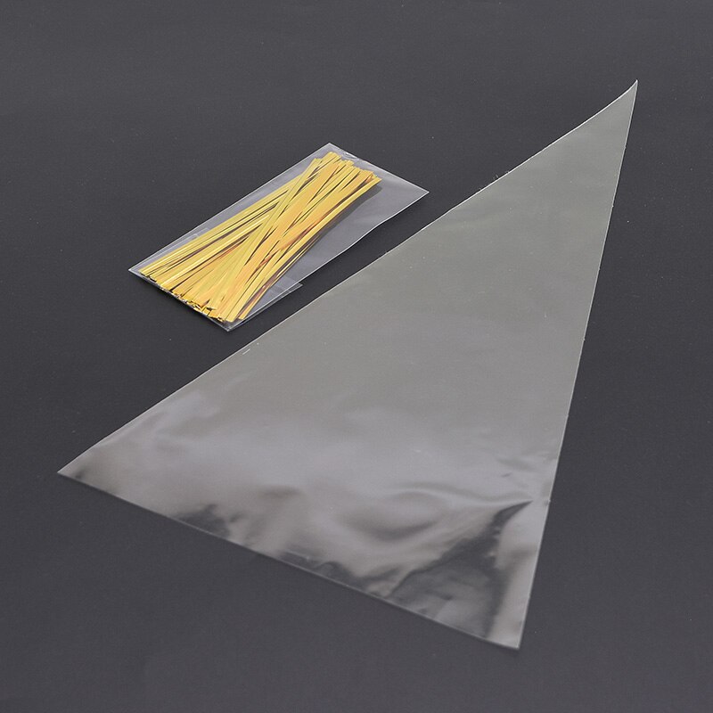 50pcs Transparent Bag OPP Plastic Triangular Bag f... – Grandado